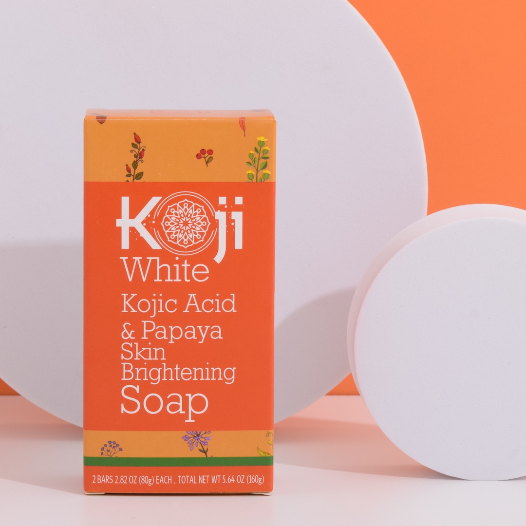 Kojic Acid & Papaya Skin Brightening Soap (2 Bars) – Koji White